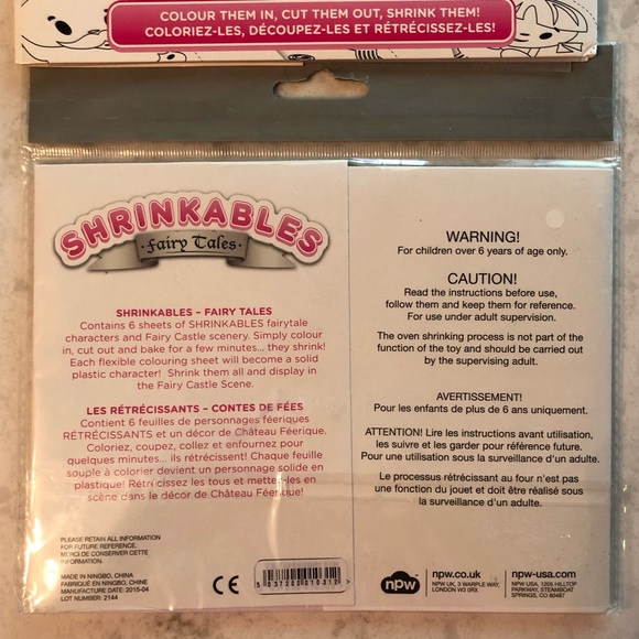 Shrinkables | Toys | Shrinkables The Uks Answer To Shrinky Dinks | Poshmark